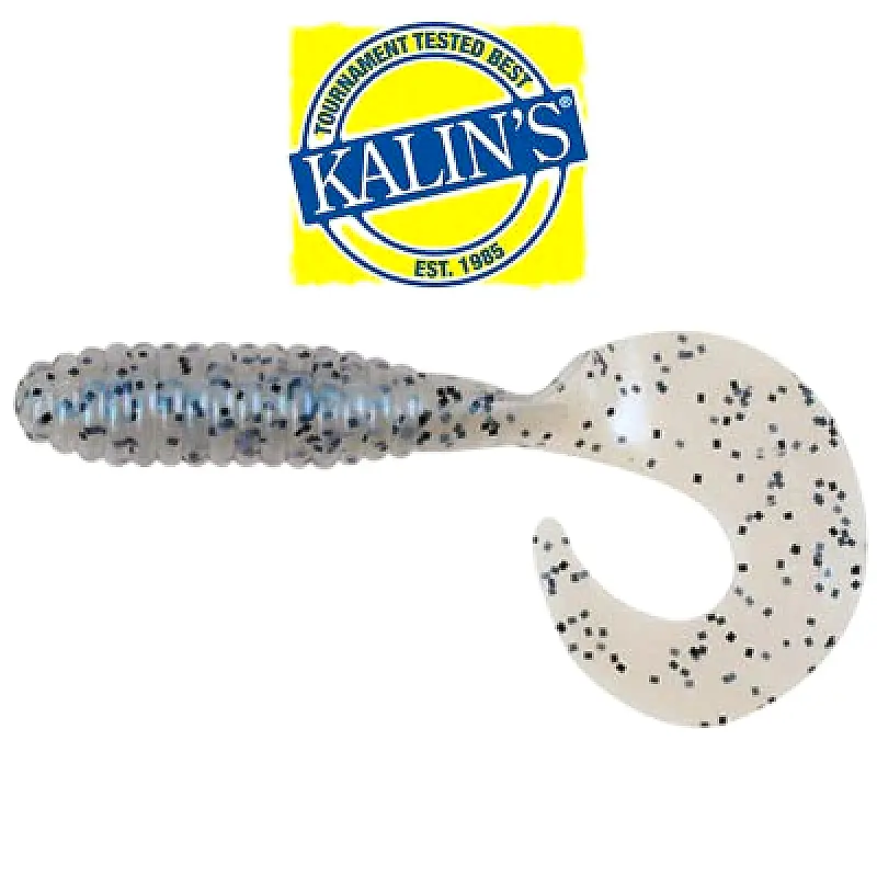 KALINS Lunker Grub 4" BLUE PEARL/SNP (4G10106)