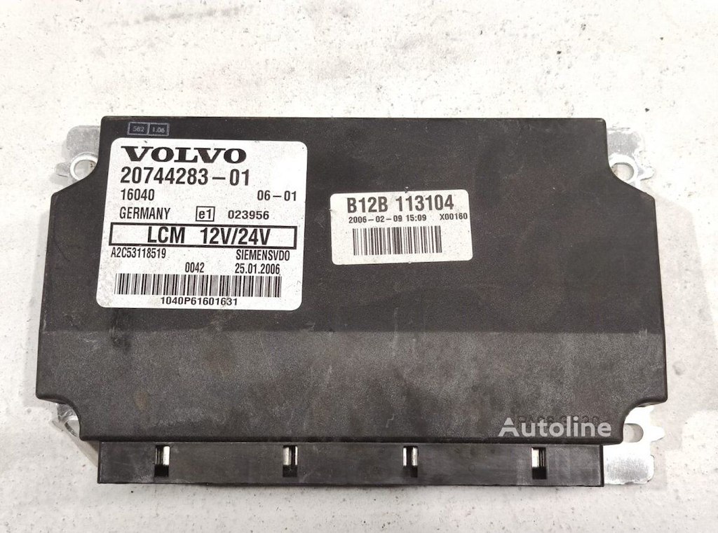 SIEMENS/VDO B12B (01.97-12.11) 20744283 upravljačka jedinica za Volvo B6, B7, B9, B10, B12 bus (1978-2011) autobusa