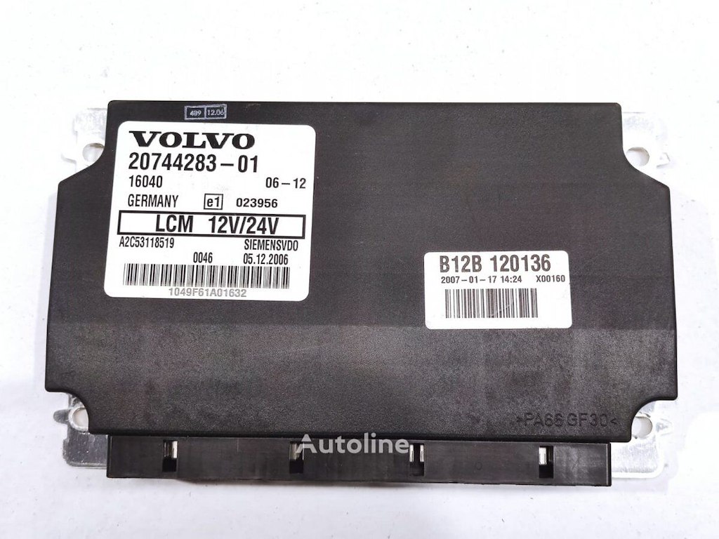 SIEMENS/VDO B12B (01.97-12.11) 20744283 upravljačka jedinica za Volvo B6, B7, B9, B10, B12 bus (1978-2011) autobusa