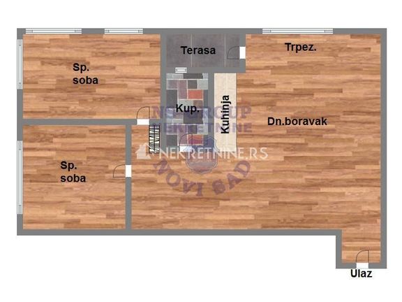 Dvoiposoban stan na Telepu,65m2
