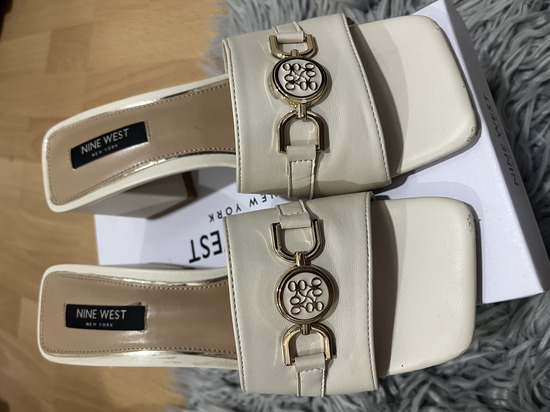 Papuce NINE WEST svetlo bež
