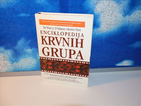 enciklopedija krvnih grupa dr piter j.d adamo