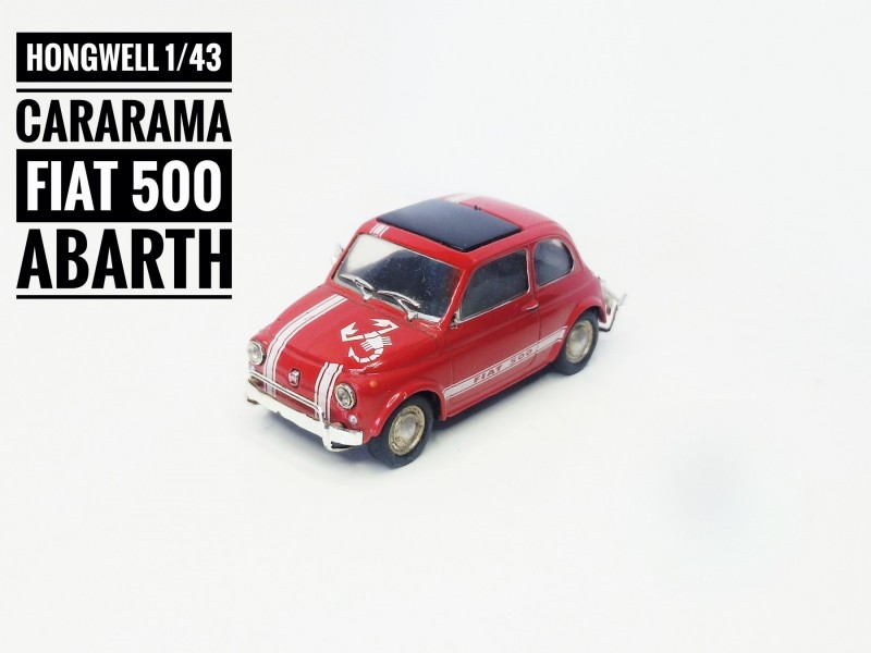 HONGWELL 1:43 CARARAMA FIAT 500 ABARTH