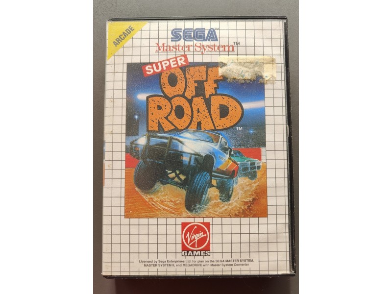 Sega Master System - Super Off Road (ORIGINAL komplet)