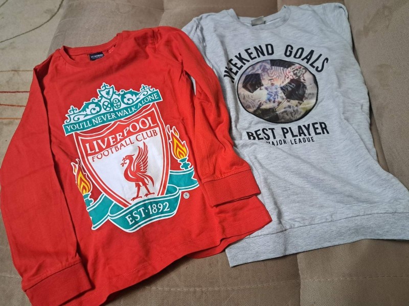 Prelepa Liverpul majica + fudbalska vel. 128