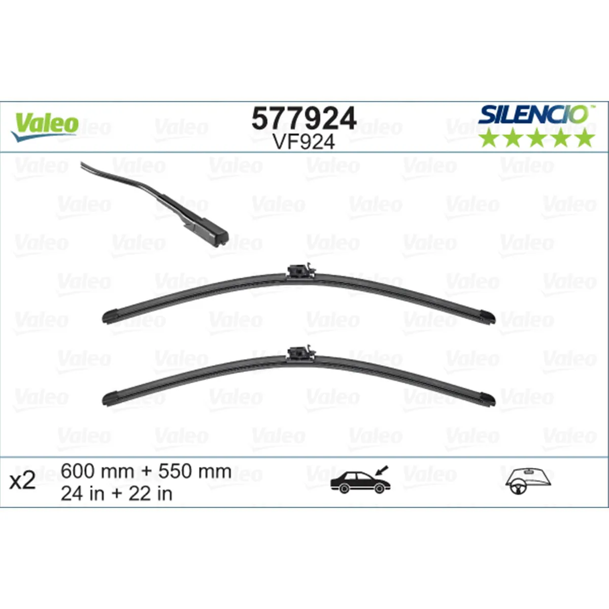 METL BRIS SET 577724 = 577924 ( ) E CLASS VALEO