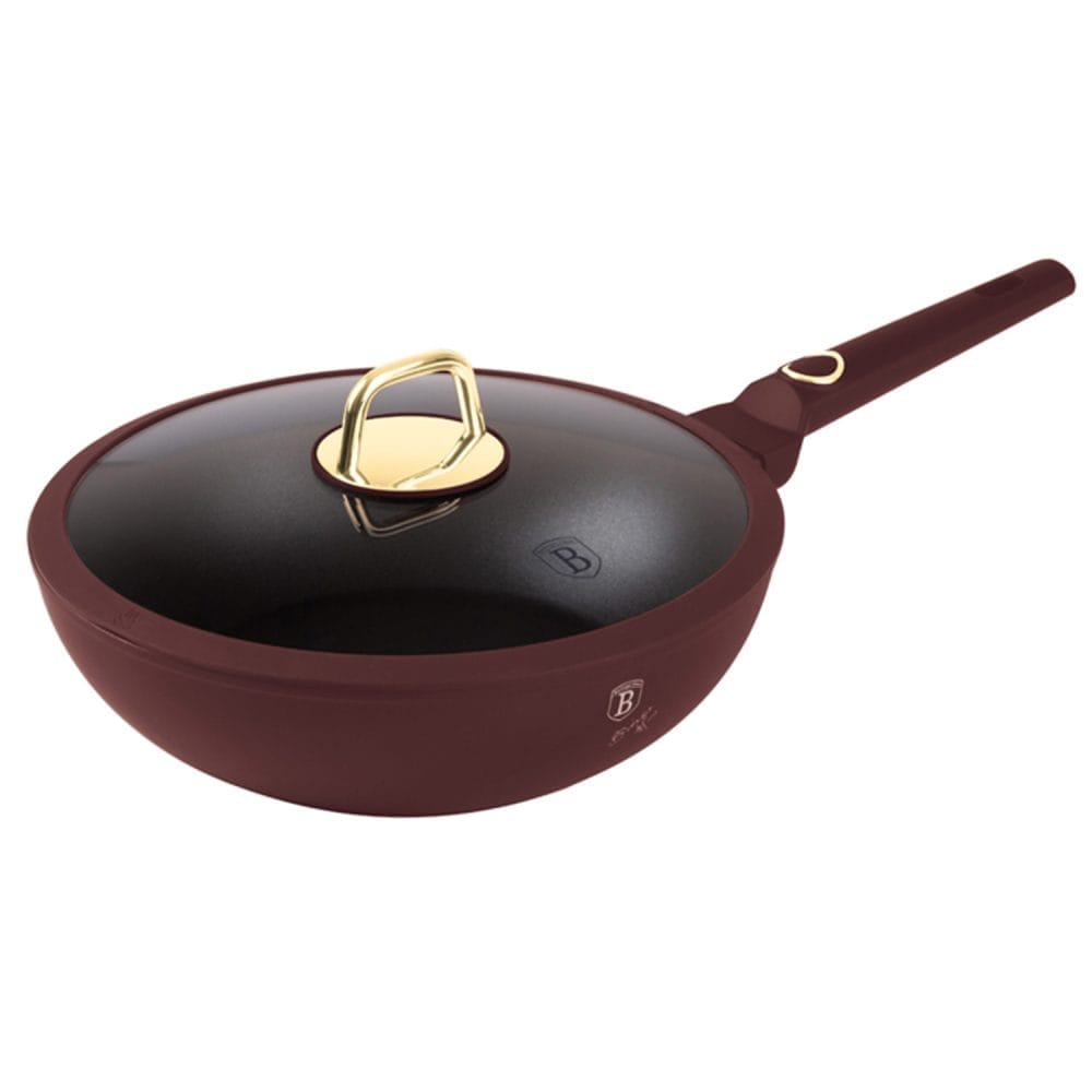 BH8034 Wok Tiganj sa poklopcem BerlingerHaus 28cm Leonardo collection