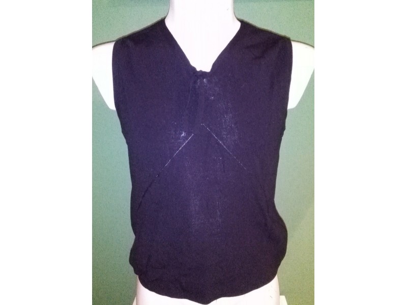 Crna SagHarbor majica bez rukava, veličina XL. Rayon