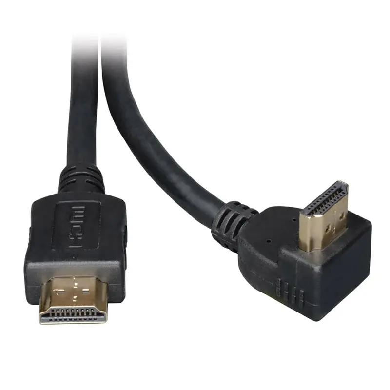 Kabel HDMI (muski) na HDMI (muski) 90 stepeni 1,5m crni