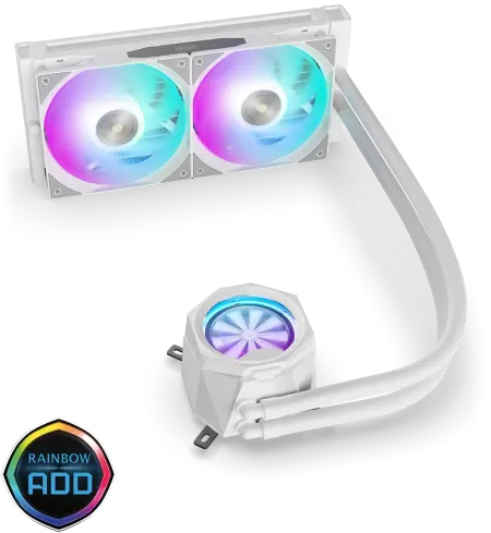 RAIJINTEK CYCLOPS LITE 240 WHITE 0R10B00234