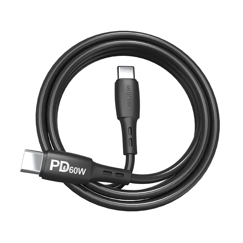 Moxom MX-CB135 PD USB data kabl Type-C na USB Type-C, 60W, 2m, Crni