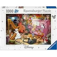 Puzzle slagalica 1000 delova Mačke iz visokog društva Disney Collestors Edition Ravensburger 12000753
