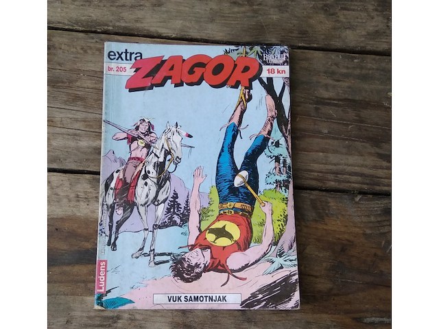STRIP ZAGOR 205 vuk SAMOTNJAK