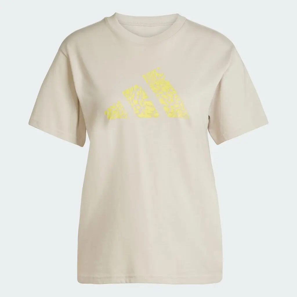 Adidas Ženska majica W C Camo Tee, Krem