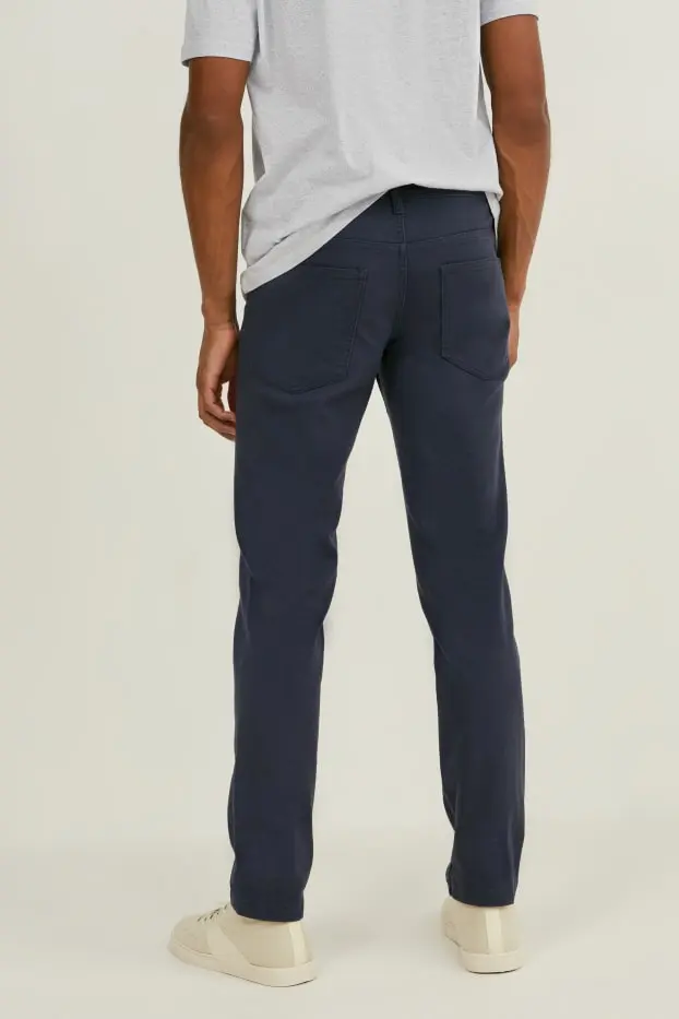 C&A Muške pantalone, Slim fit, Teget