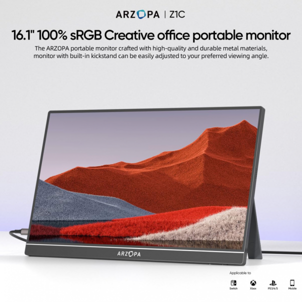 Eksterni prenosni monitor 16,1'' Z1C FHD 100%sRGB