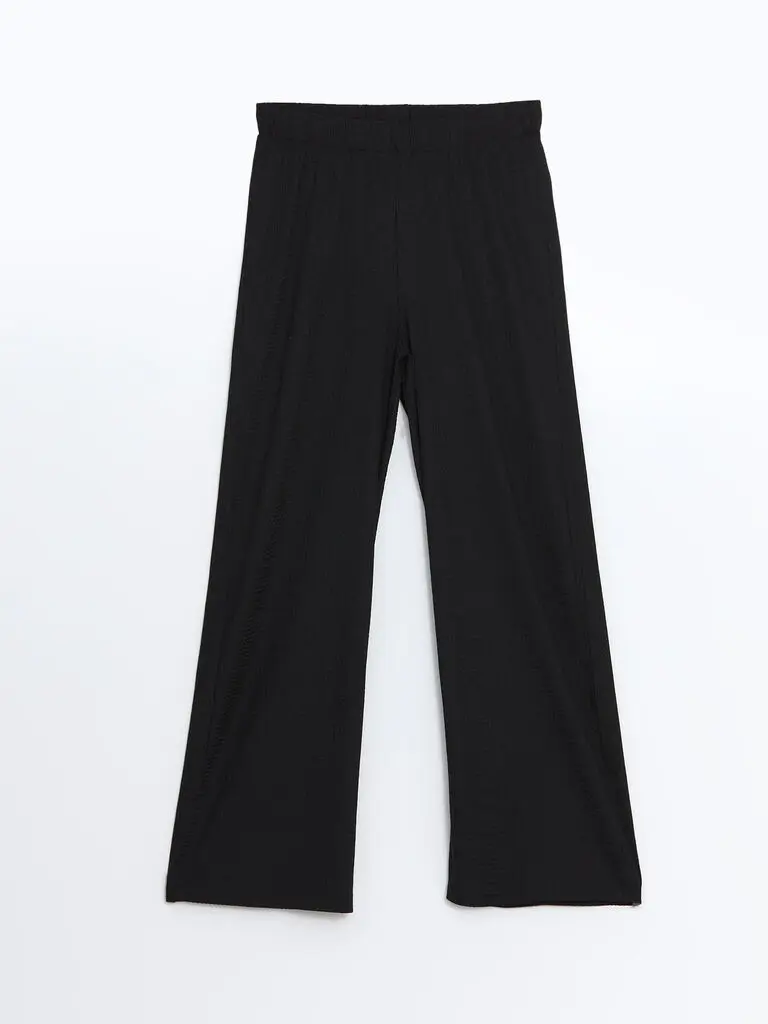 LC Waikiki Ženske pantalone W59149Z8-CVL, Crne