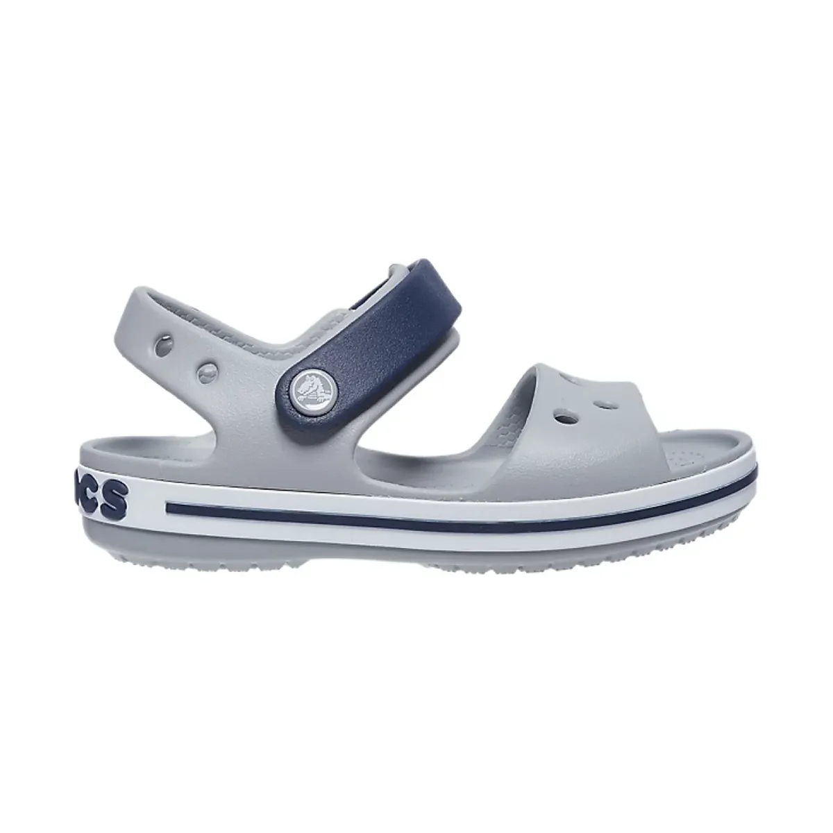 Crocs™ Crocband™ Sandal Kids – Light Grey/Navy