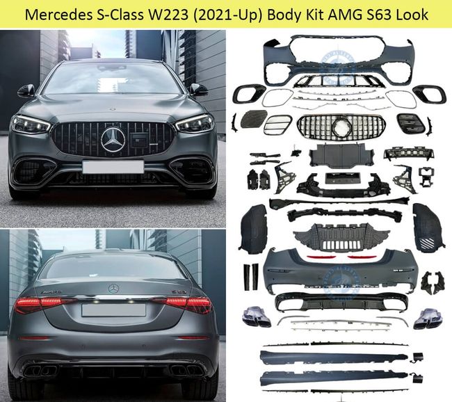 Body kit W223 za Mercedes Benz S63