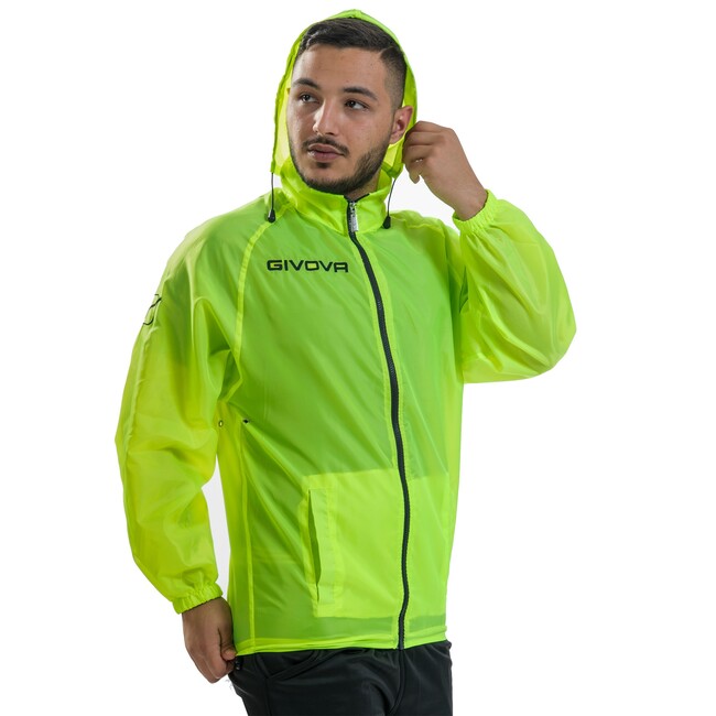 Jakna RAIN BASICO fluo žuta 2XL