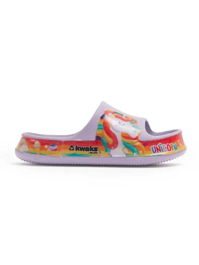 Brille Papuče za devojčice Unicorn, Ljubičaste