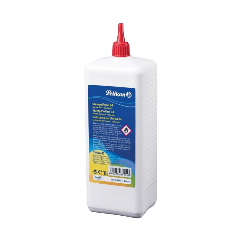 Boja za pečat 1litar Pelikan 351551 bela