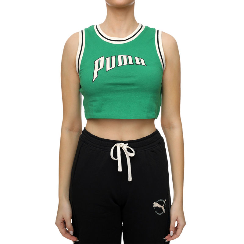 ŽENSKI TOP PUMA TEAM FOR THE FANBASE GRAPHIC CROPPED TEE