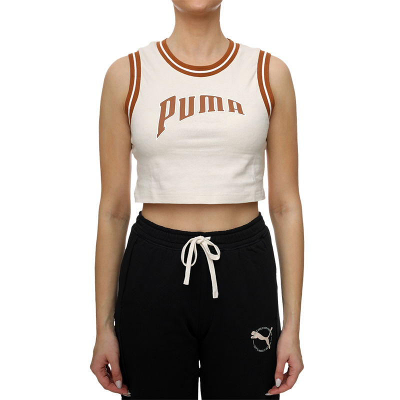 ŽENSKI TOP PUMA TEAM FOR THE FANBASE GRAPHIC CROPPED TEE