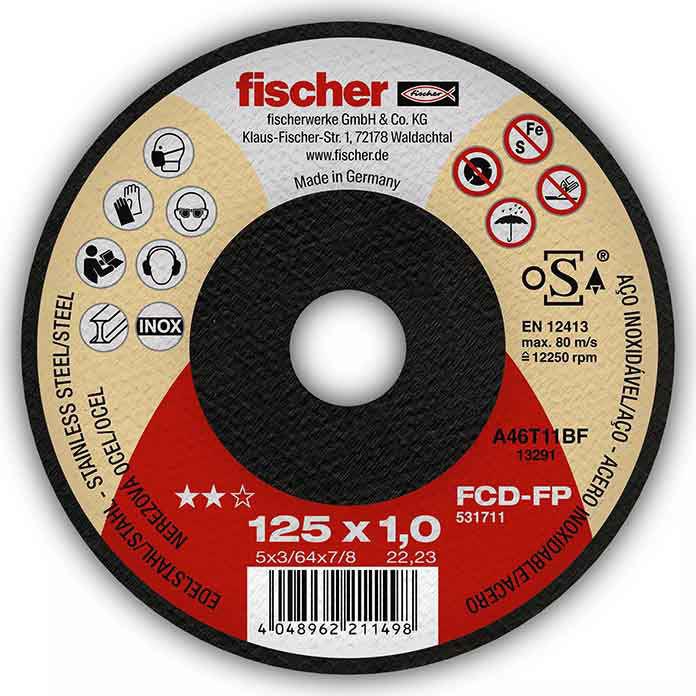 Fischer rezna ploča FCD-FP 125x1x22.23 Plus 531711