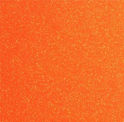 Plain Glitter Ukrasni papir 1,5m , Neon Orange, Naranžasti