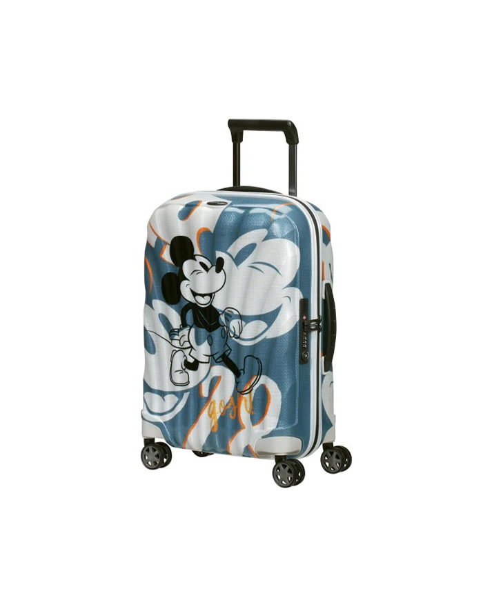 KOFER C-LITE-SPINNER SMALL 55/20 EXP. MICKEY ON GOSH BLUE TROLLEY Samsonite