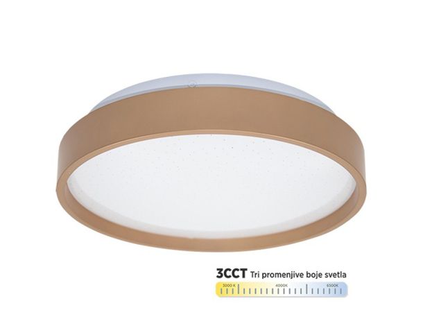 M205540-GD ZLATNA 15W fi260mm LED SMD CCT 3000~6500K plafonjera Mitea Lighting (25 mes.)