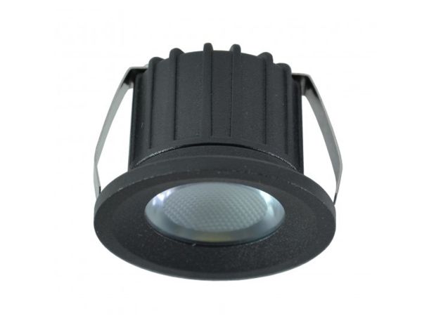 M953013 crna 3W 3000K LED lampa ugradna Mitea Lighting