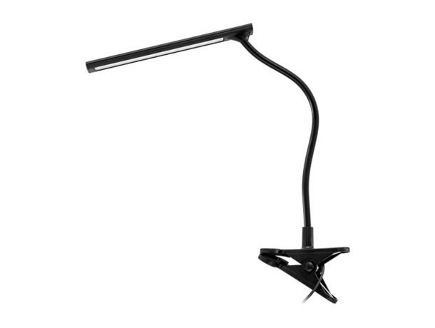 VIRONE DL-15/B crna LED stona lampa 5W 4000K, sa štipaljkom TERI
