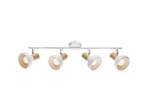 M160640 bela Spot lampa 4xE14 40W Mitea Lighting