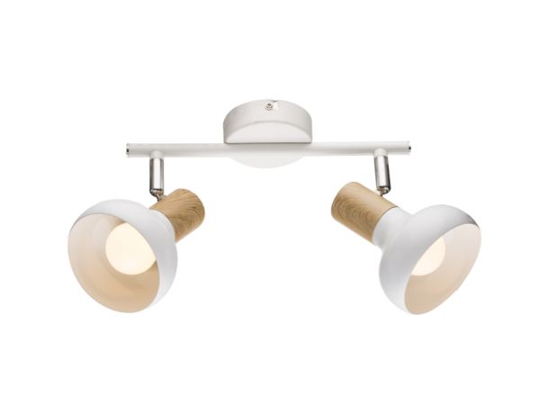 M160620 bela Spot lampa 2xE14 40W Mitea Lighting