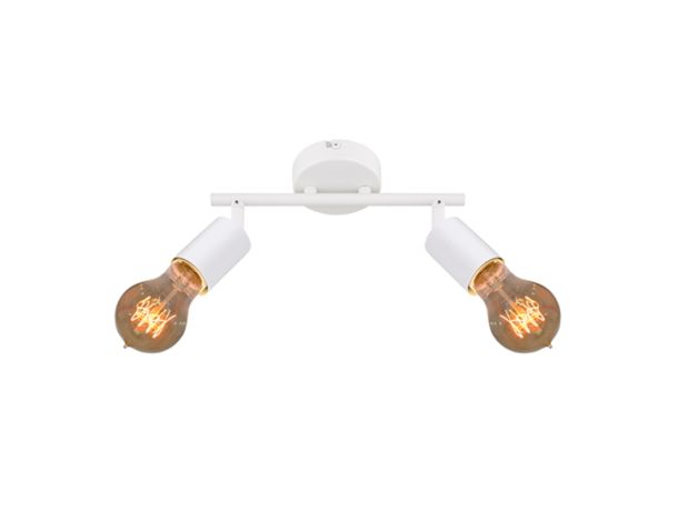 M190120 bela Spot lampa 2xE27 40W Mitea Lighting
