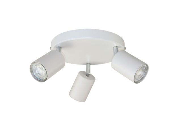 AD-OP-6246WGU10 bela spot lampa 3xGU10 max.50W RINO ADVITI