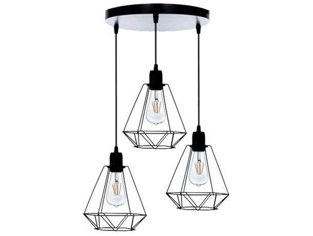 M0824-3R (Y) visilica 3xE27 Max.60W/220V Mitea Lighting