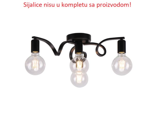 M11040-4 luster 4xE27 Max.60W/220V - Sijalice nisu uključene uz proizvod! Mitea Lighting