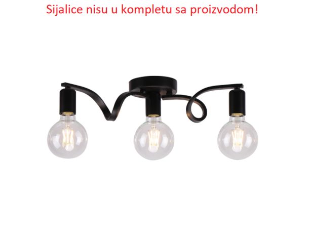 M11040-3 luster 3xE27 Max.60W/220V - Sijalice nisu uključene uz proizvod! Mitea Lighting