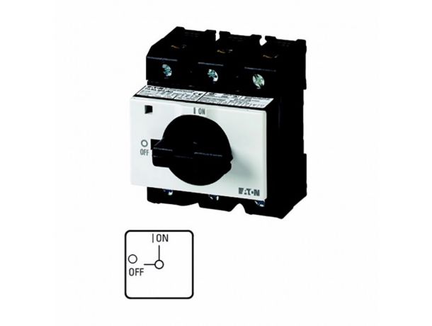 Grebenasti prekidač trofazni za din šinu 0-1 63A P3-63/IVS 041099 Eaton