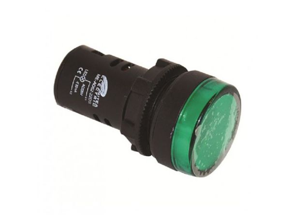 ME-AD62-22DS zelena LED signalna sijalica 220V fi22 Mitea Electric