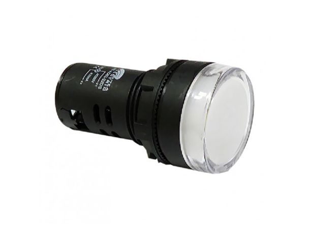 ME-AD62-22DS bela LED signalna sijalica 220V fi22 Mitea Electric