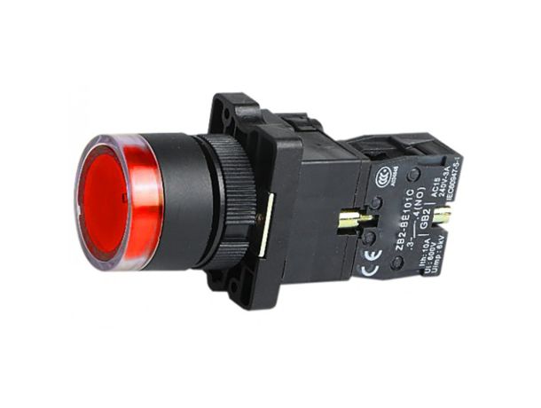 ME-EA61 ugradni PVC crveni taster NC sa tinjalicom IP63 Mitea Electric