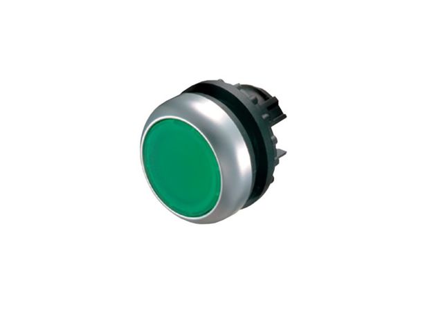 Glava ravnog tastera, fi22 mm, zelena, sa povratom M22-D-G 216596 Eaton
