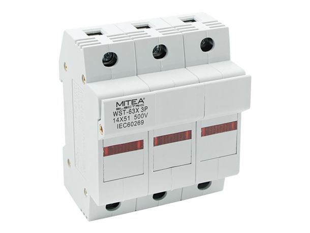 ME-CO14x51 3P nosač-kućište cilindričnog osigurača sa signalnom sijalicom 500V max.63A Mitea Electric