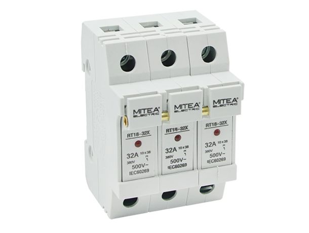 ME-CO10x38 3P nosač-kućište cilindričnog osigurača sa signalnom sijalicom 500V max.32A Mitea Electric
