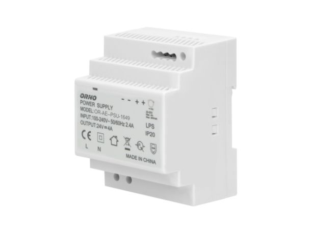 OR-PSU-1649 napajanje za DIN šinu 24V DC 4A 100W 4P ORNO