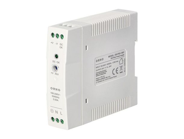 ORNO OR-PSU-1661 napajanje industrijsko 24V DC 1.00A 20W za DIN šinu IP20, PVC kućište